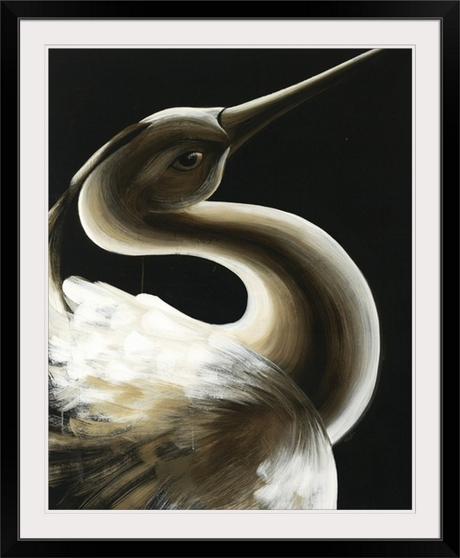 Great Big Canvas 'White Bird' by Kari Taylor Graphic Art Print | Wayfair