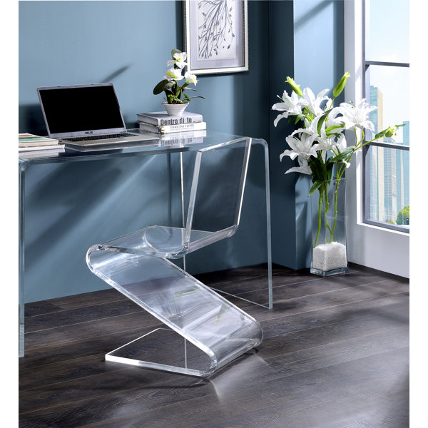 Desk-chair-clear-acrylic | Wayfair