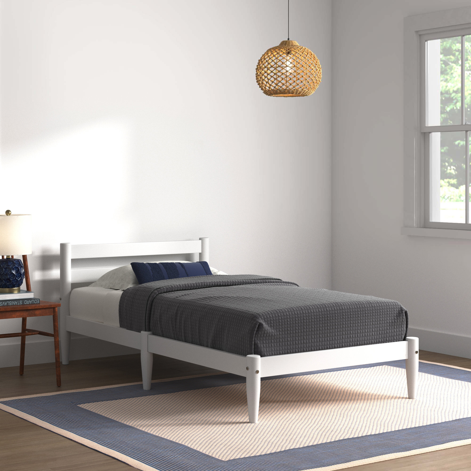 Viv + Rae™ Lasher Twin Solid Wood Bed & Reviews | Wayfair