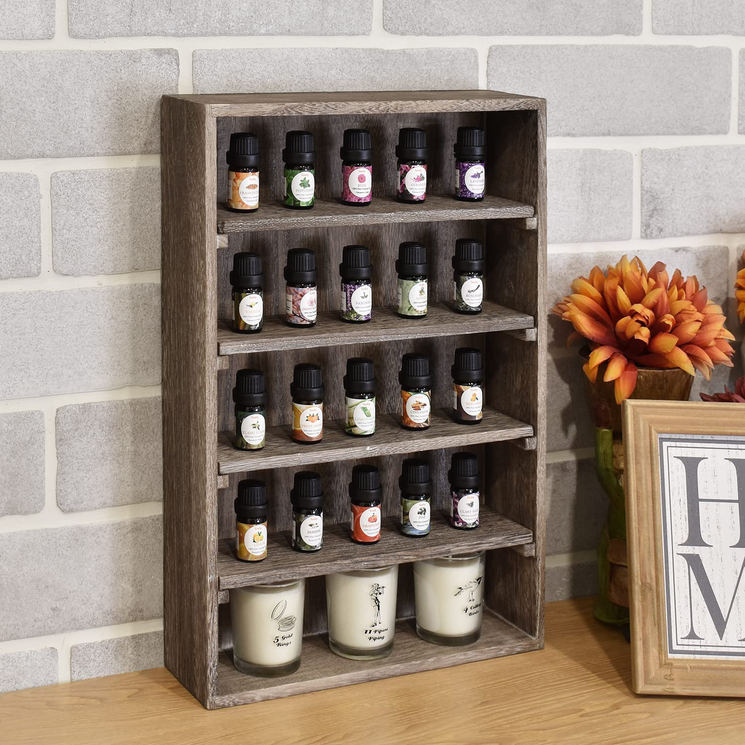 Millwood Pines Wooden Wall-Mounted Display Shelves Rack - Wayfair Canada