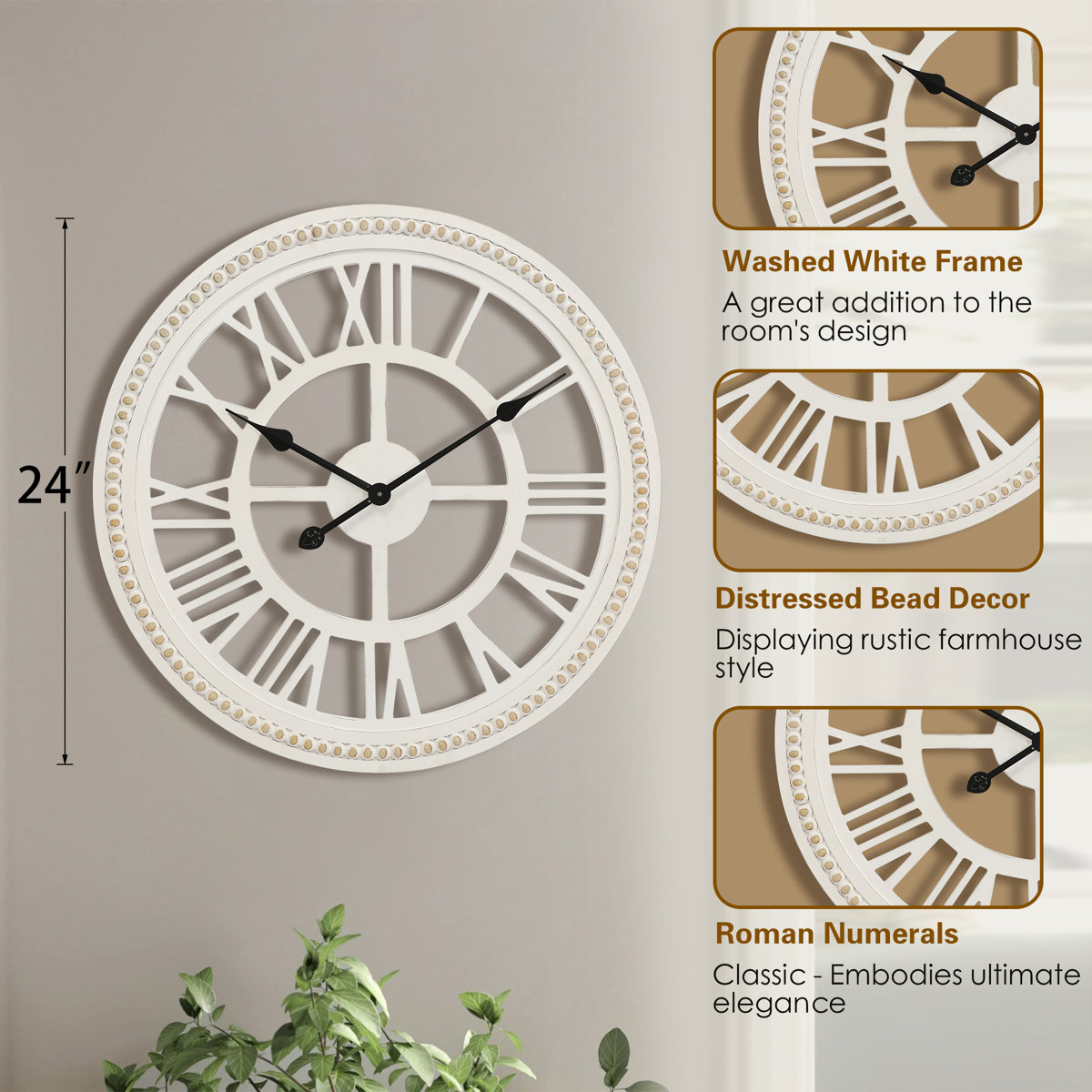 Ophelia & Co. Wall Clock - Wayfair Canada