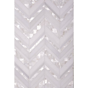 Mango Tile Marion Pearl 10" x 11" Marble Versailles Mosaic Wall & Floor ...