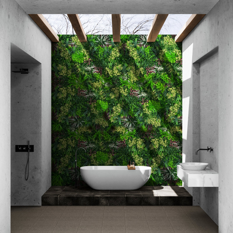 GreenSmart Dekor 1.6 Ft H X 1.6 Ft W Artificial Tuscany Fence Panel Set ...