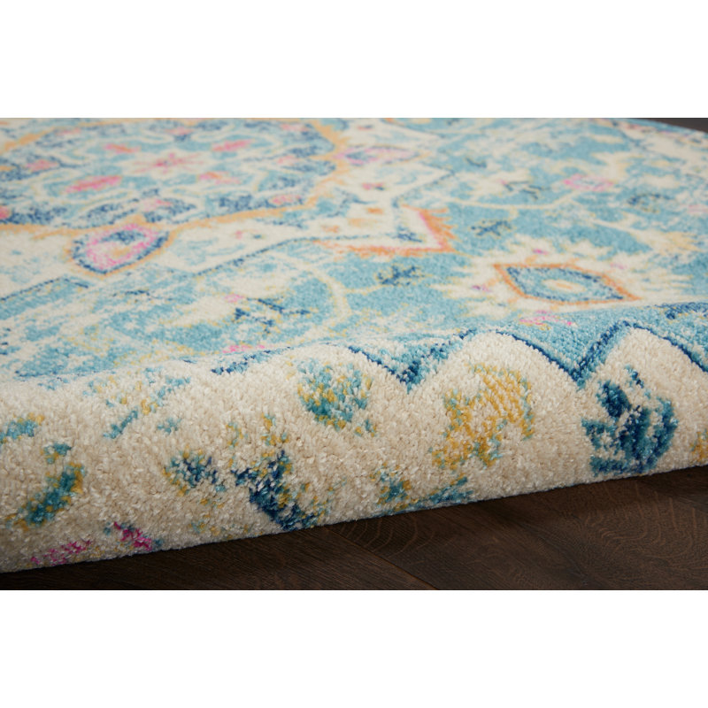 Blue Elephant Bradburn Light Blue/Beige Rug & Reviews | Wayfair.co.uk