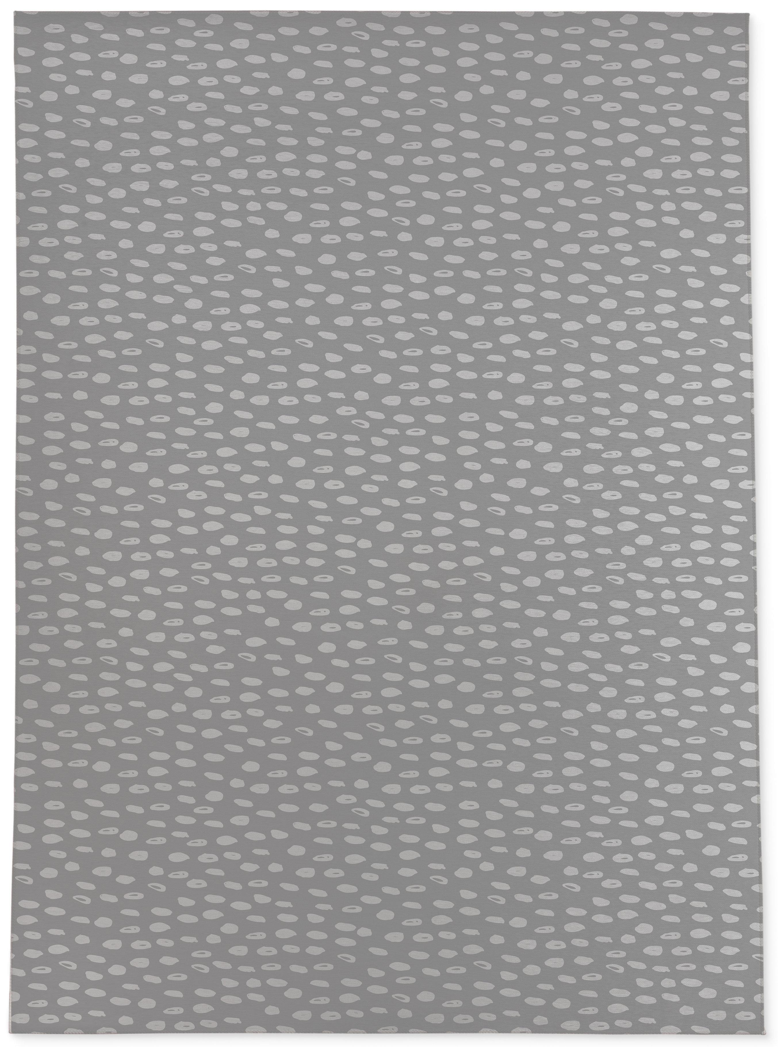 Ebern Designs Alecea Polka Dots Gray Area Rug | Wayfair