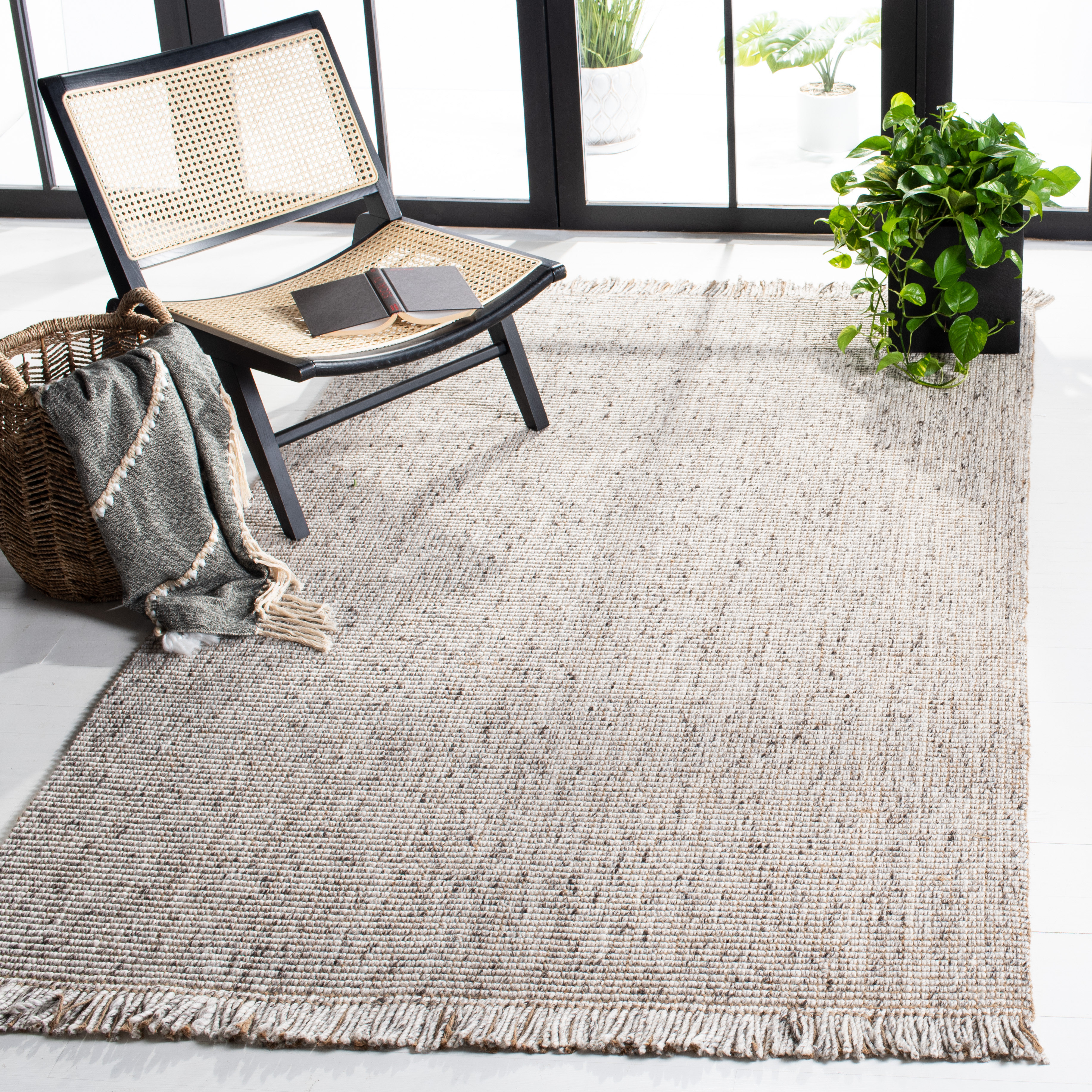 Breakwater Bay Gatson Handwoven Area Rug in Grey/Brown & Reviews ...
