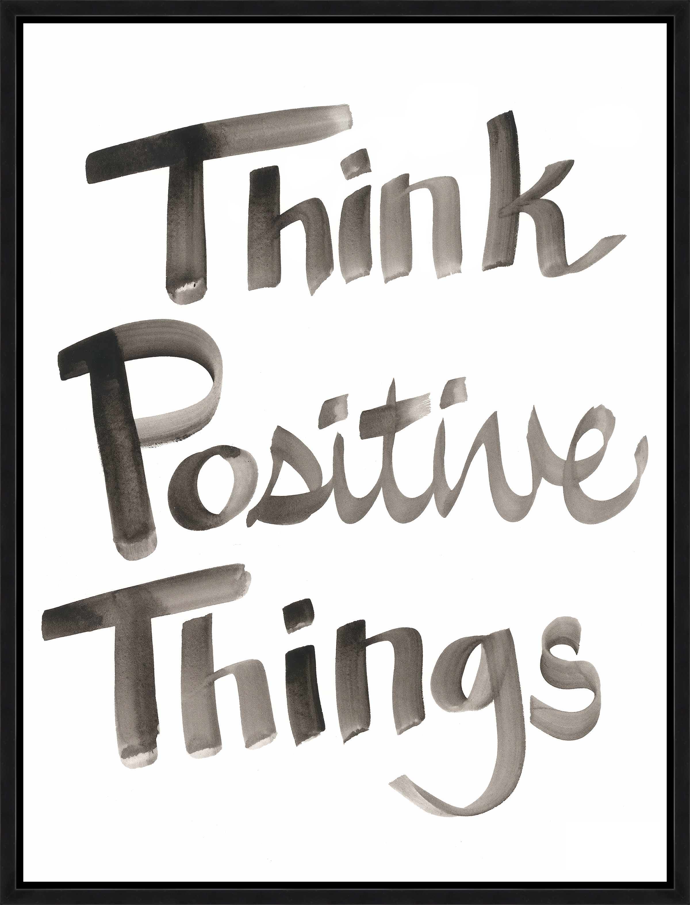 Chelsea Art Studio David Erickson " Think Positive Things " by David ...