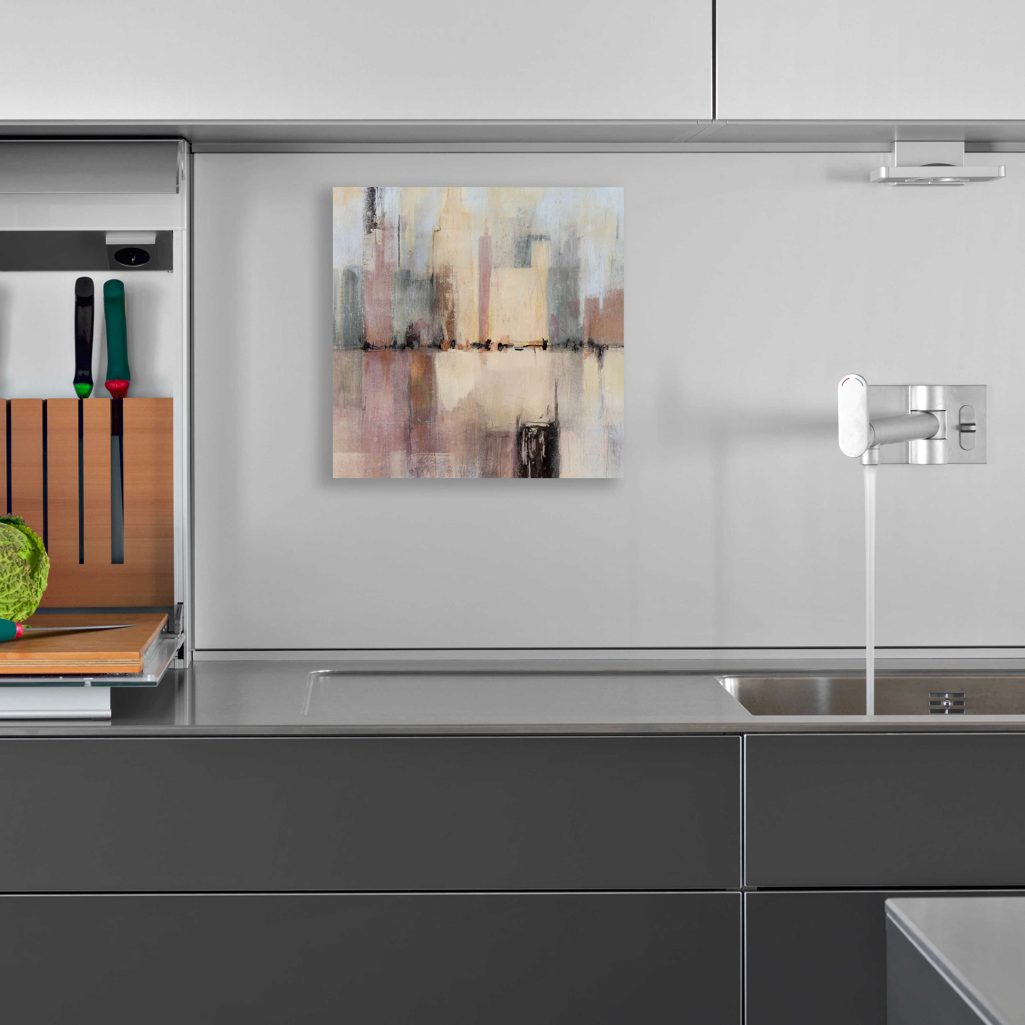 Wrought Studio™ " City Strata I " by Victoria Borges | Wayfair