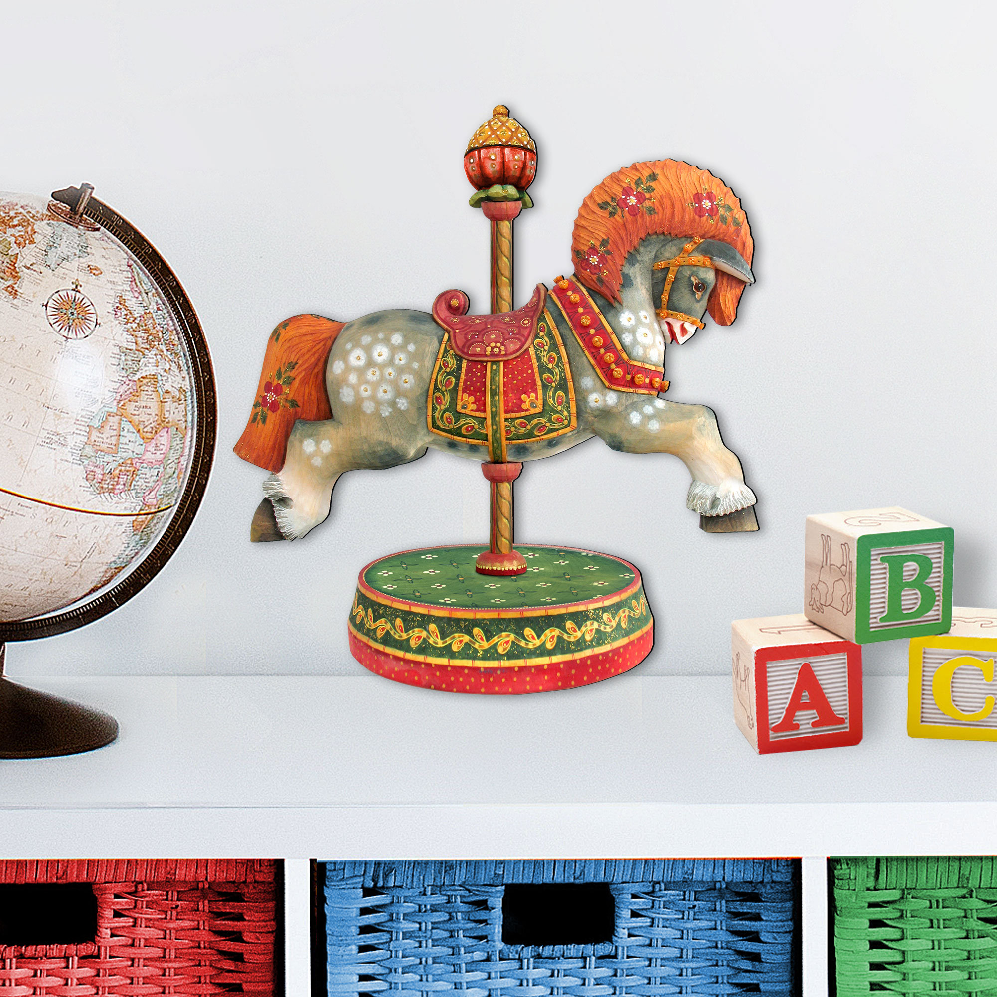 Canora Grey Arabian Carousel Horse Wall Decor - Wayfair Canada