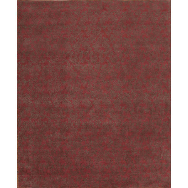 Samad Rugs Modern Tibet 2 Geometric Hand Knotted Sage Area Rug | Perigold