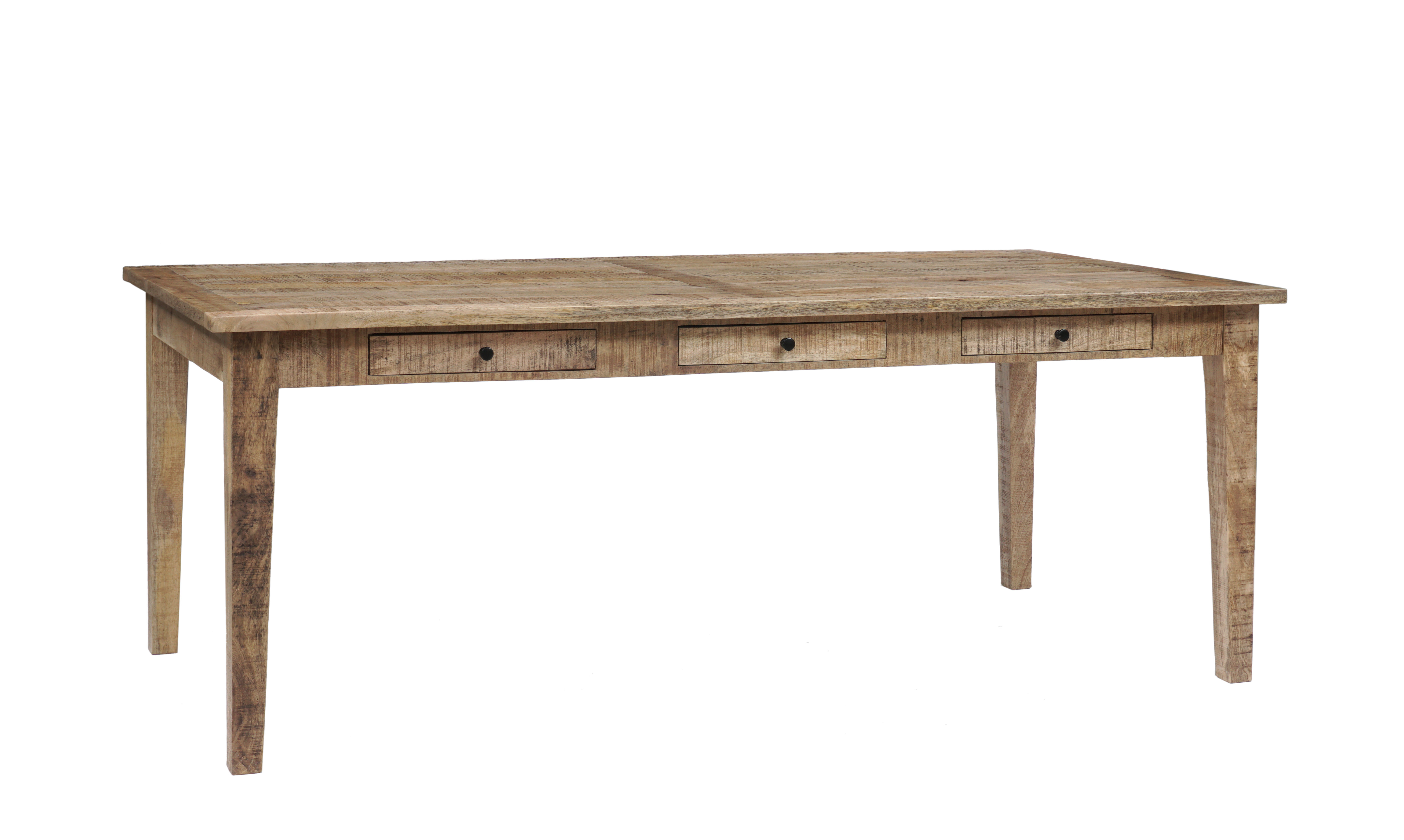 Gracie Oaks Swiercz 80" Mango Solid Wood Dining Table | Wayfair