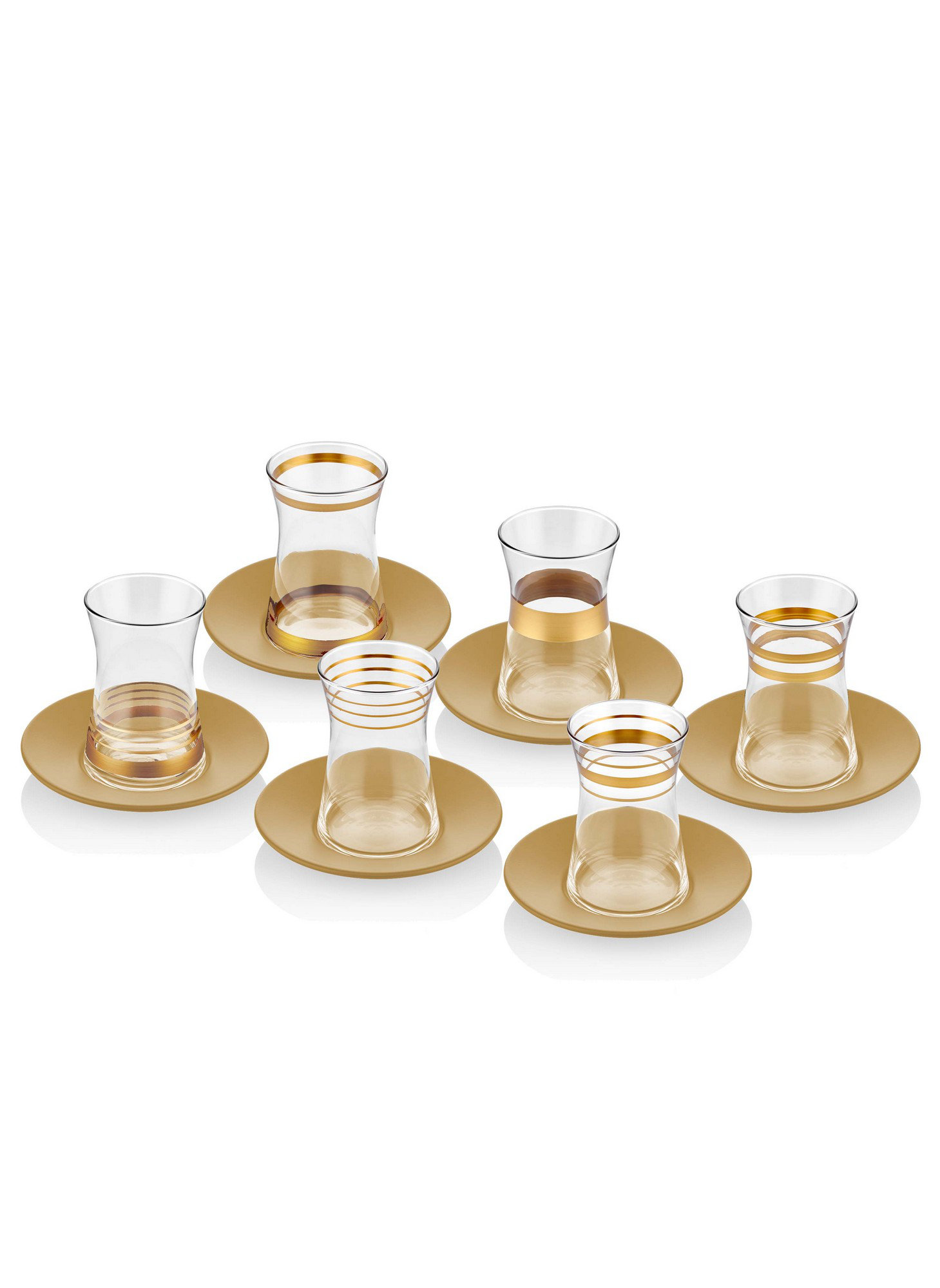 East Urban Home Leighton 6 Piece 5.1 oz. Tea Glass/Coffee Glass Set ...