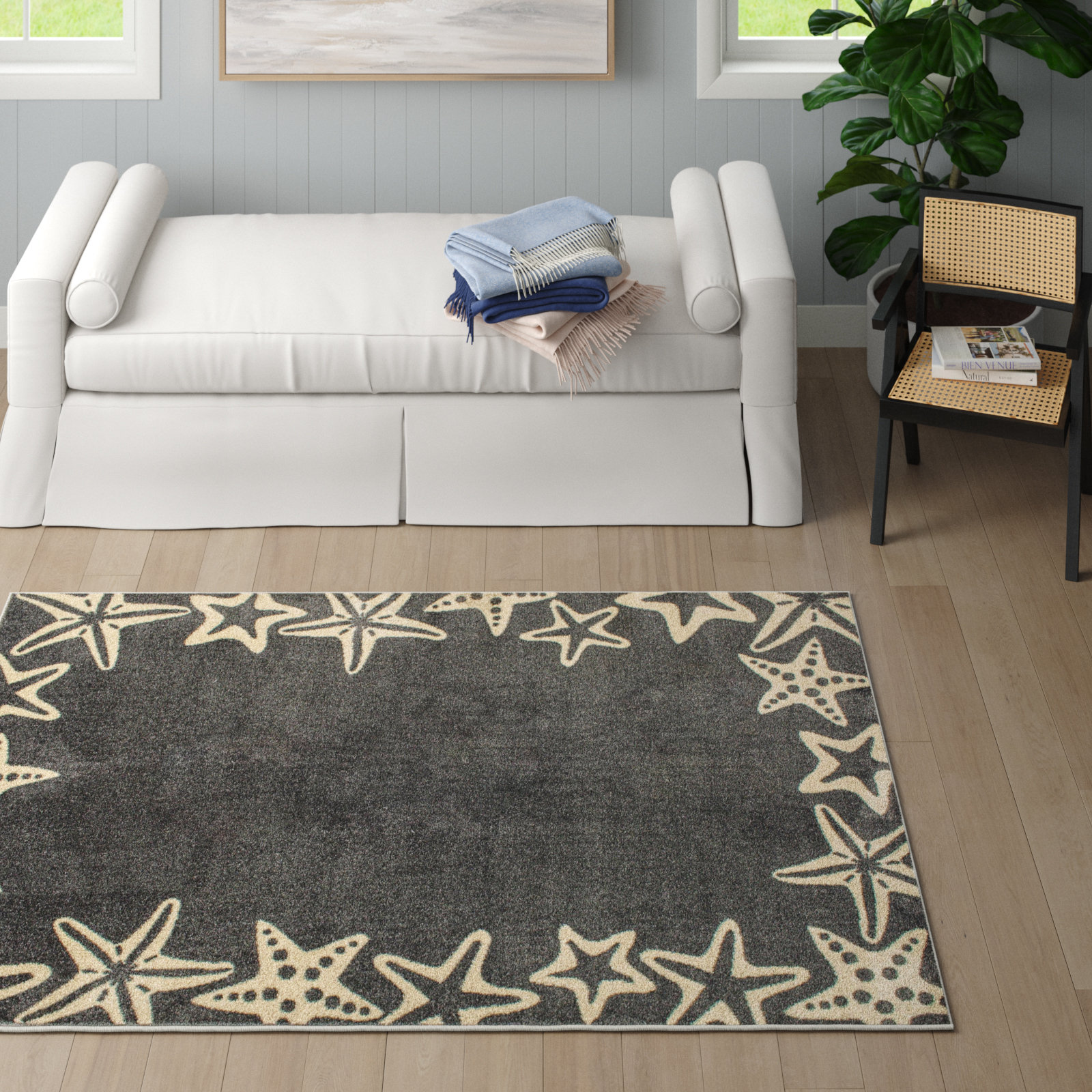 Sand & Stable™ Tapis intérieur / extérieur gris / beige Mina - Wayfair ...