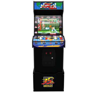 Arcade 1Up Capcom Legacy 35th Anniversary Arcade Game 14-n-1 Shinku ...