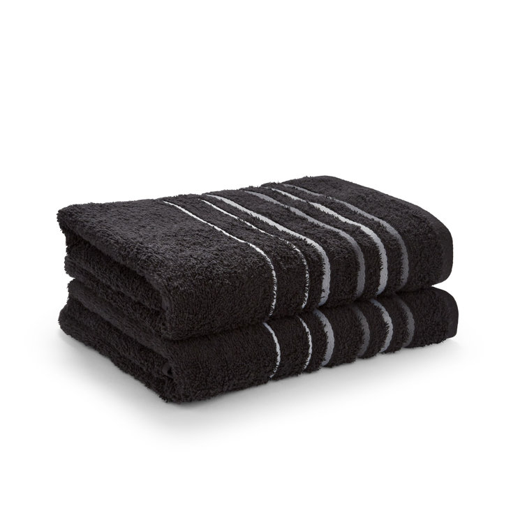 Catherine Lansfield Java Stripe Soft & Absorbent Cotton Towels ...