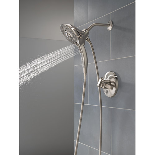 Delta Tetra 17 Series Dual-Function Shower Faucet Trim, In2ition Shower ...