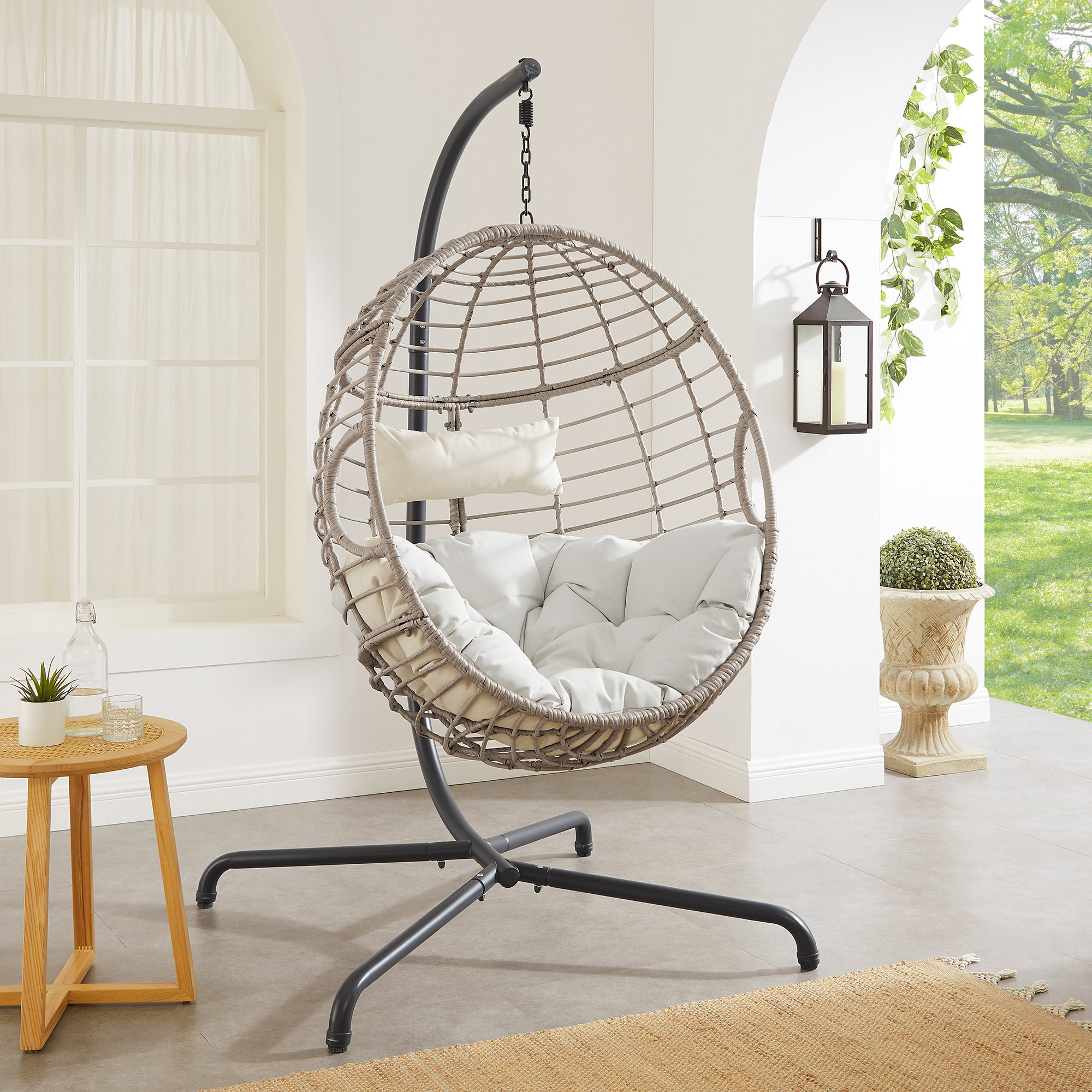 Dakota Fields Ahmid Soft Porch Swing with Stand - Wayfair Canada