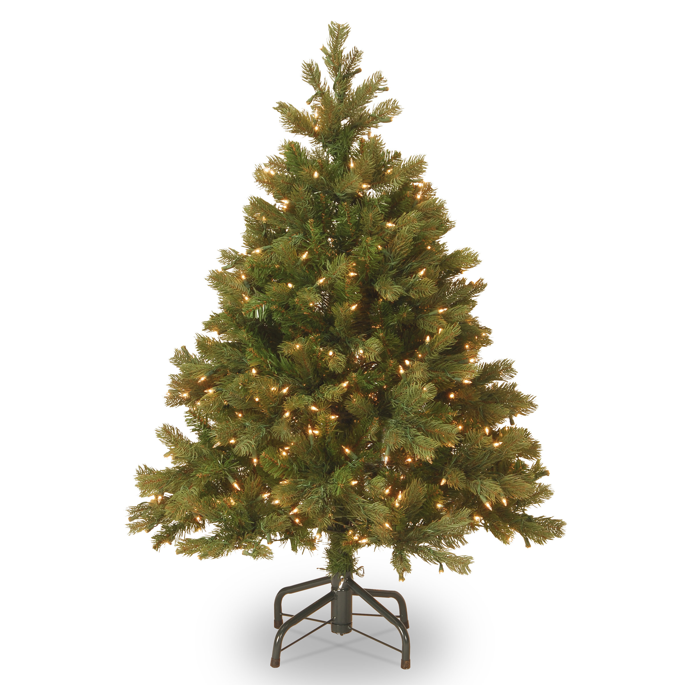 National Tree Company 4.5 ft. Downswept Douglas Fir Tree with Warm ...