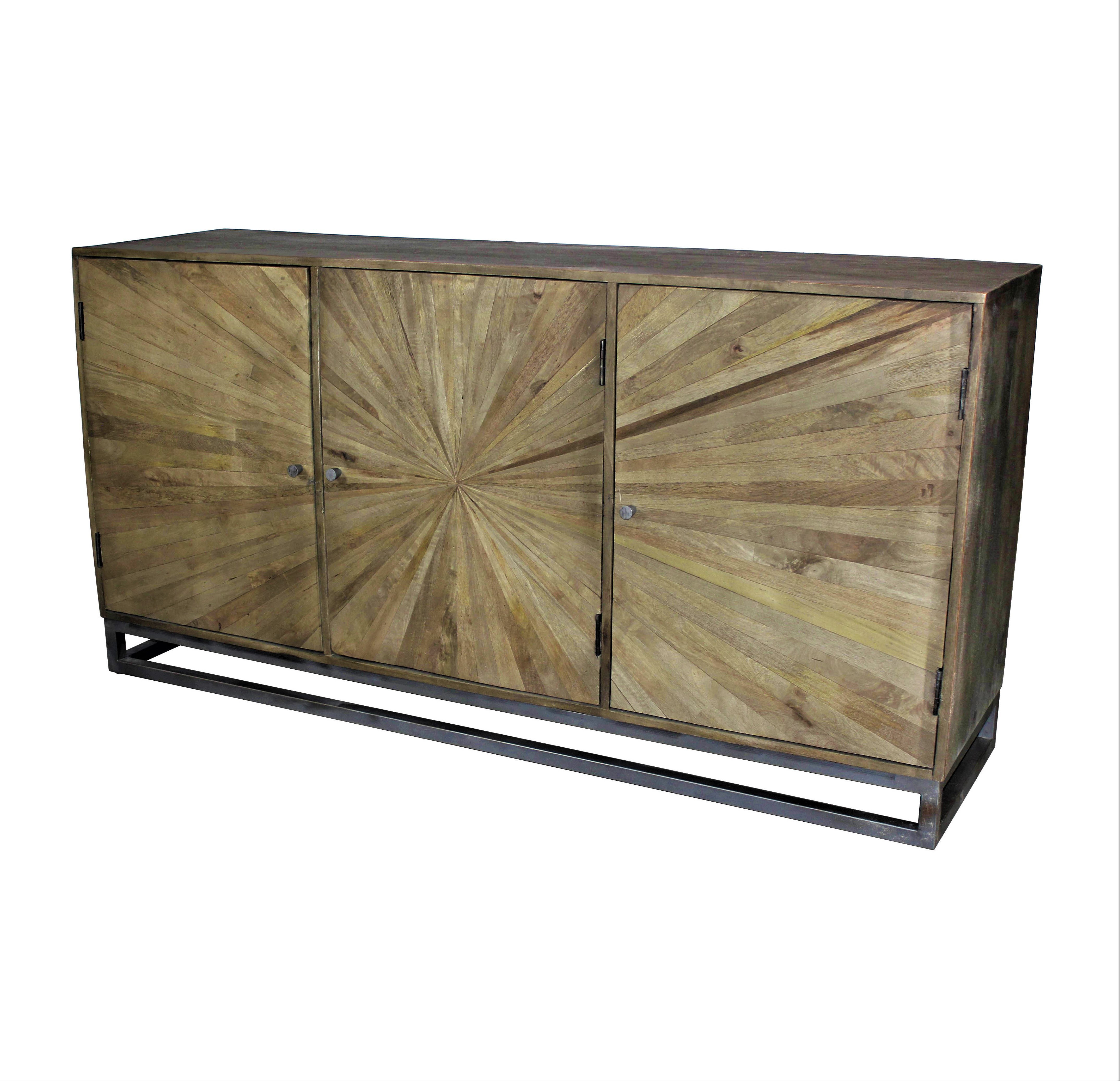 Union Rustic Hemsworth 72" Wide Mango Wood Sideboard | Wayfair
