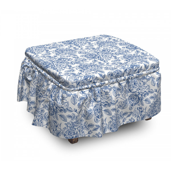 Ottoman Slipcovers You'll Love | Wayfair
