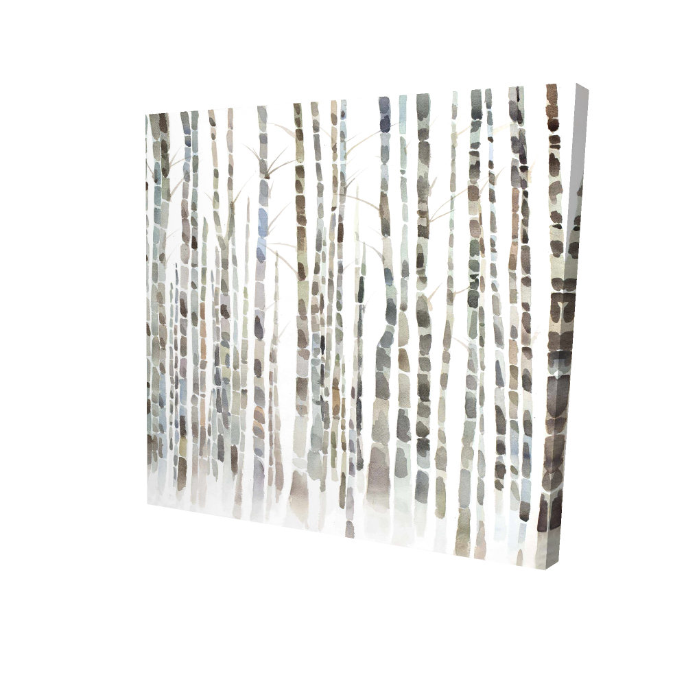 Begin Edition International Inc. Birch Trees Forest - 32X32 Print On ...