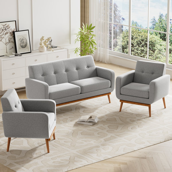 3 Piece Living Room Sets You'll Love | Wayfair