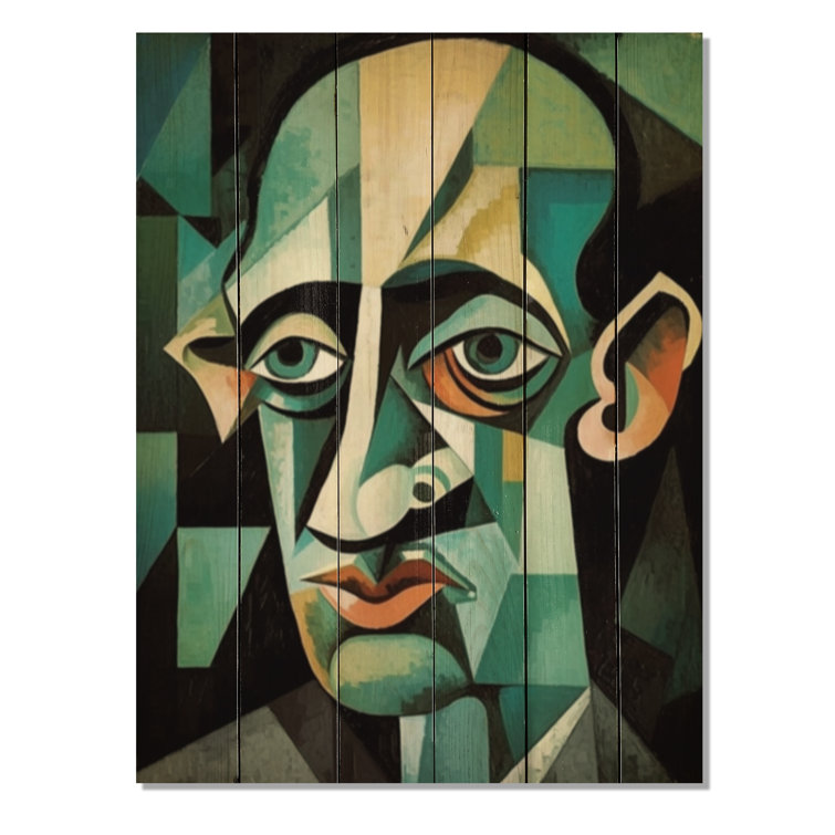Lark Manor Male Abstract Masterpiece On Wood Print | Wayfair