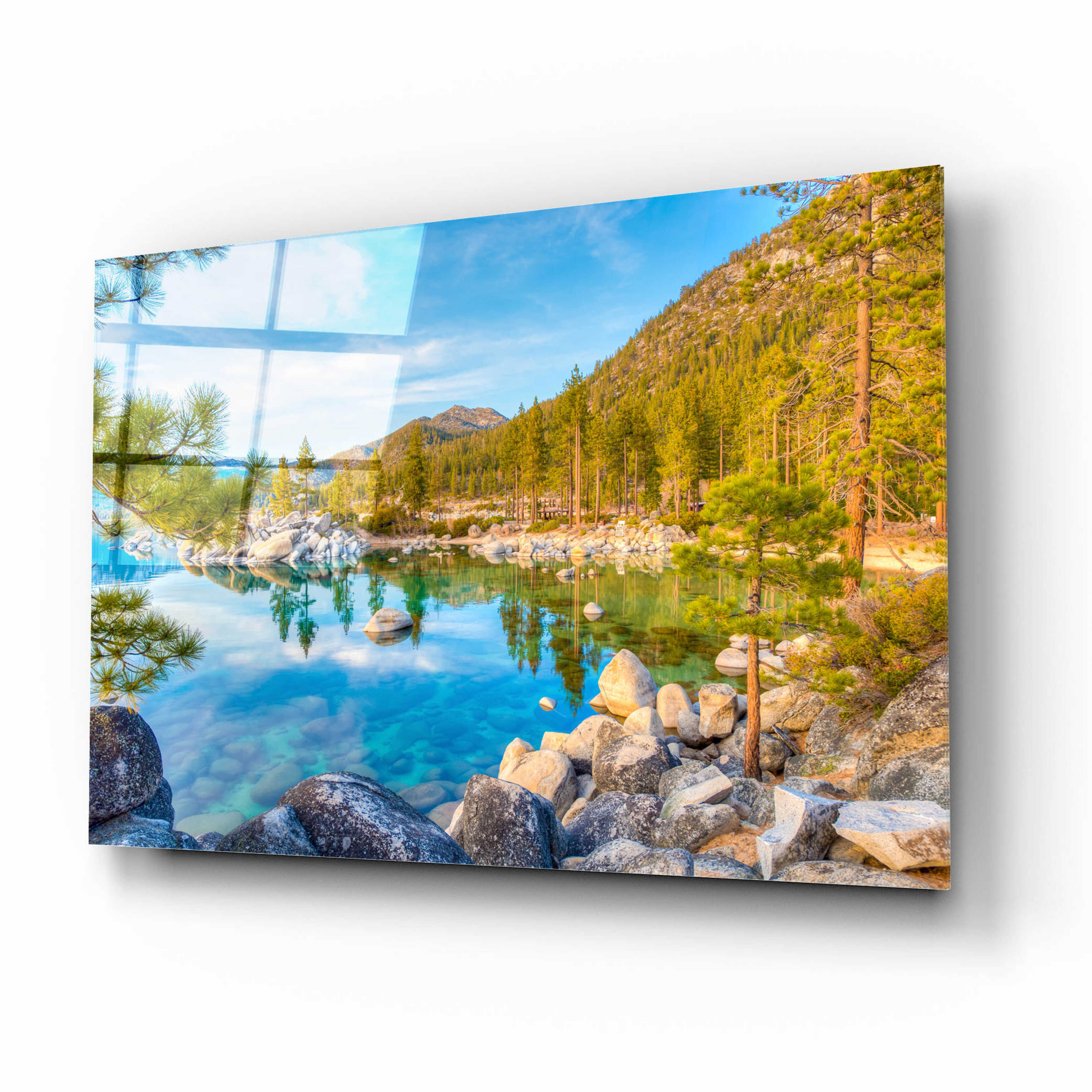 Millwood Pines 'Majestic Lake Tahoe' By Edin Chavez, Acrylic Glass Wall ...