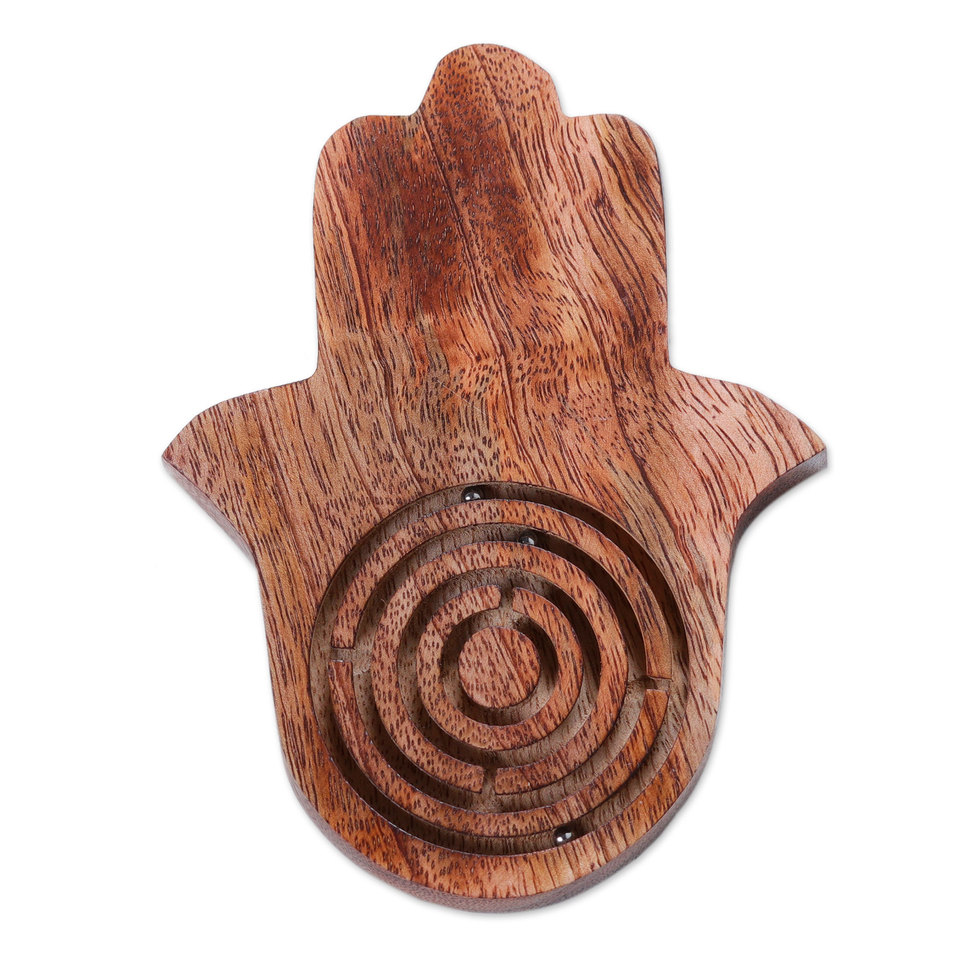 Novica Handmade Hamsa Roads Wood Maze Game - Wayfair Canada