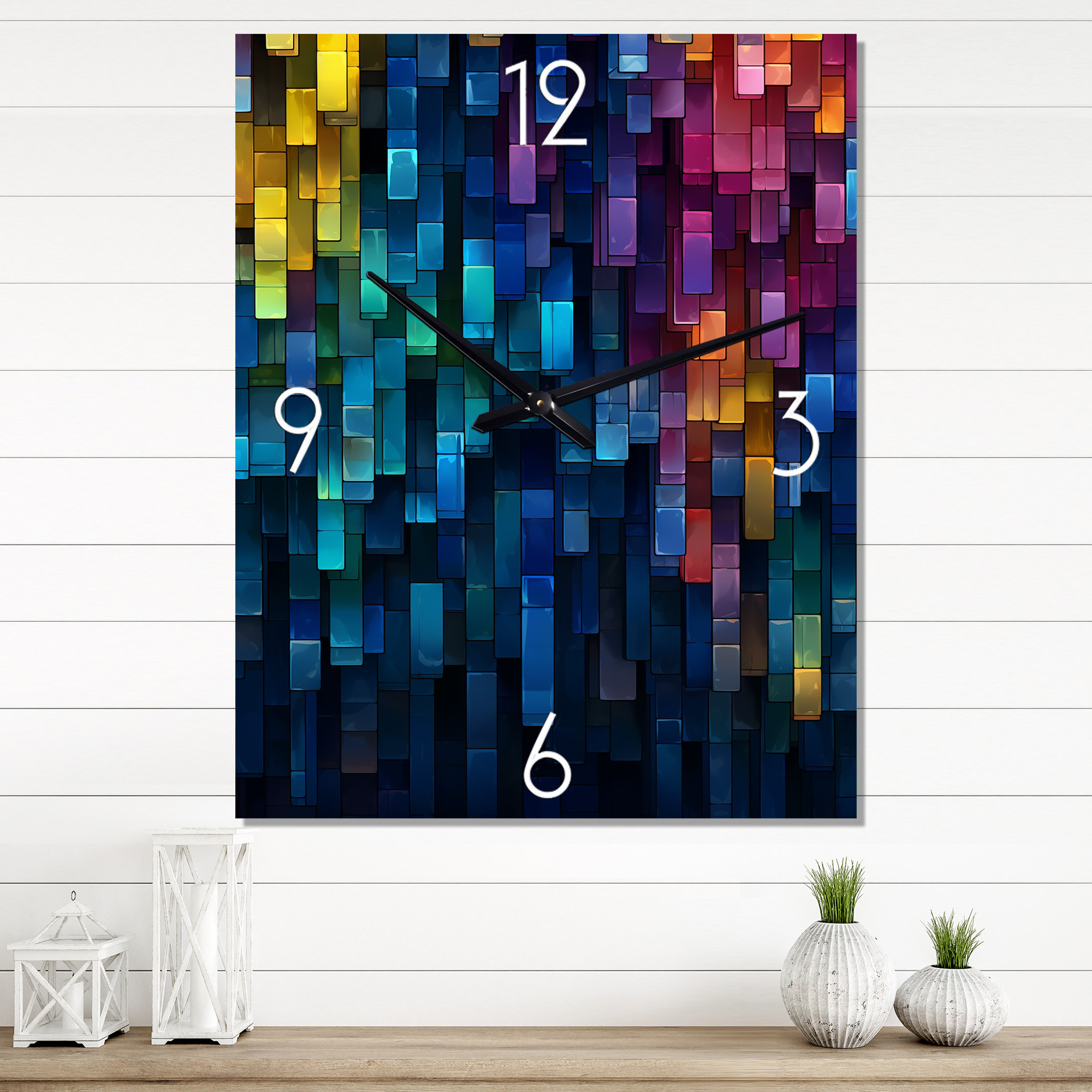 Design Art Minimal Sunshine Of Vibrant Wall - Abstract Fractal Very ...