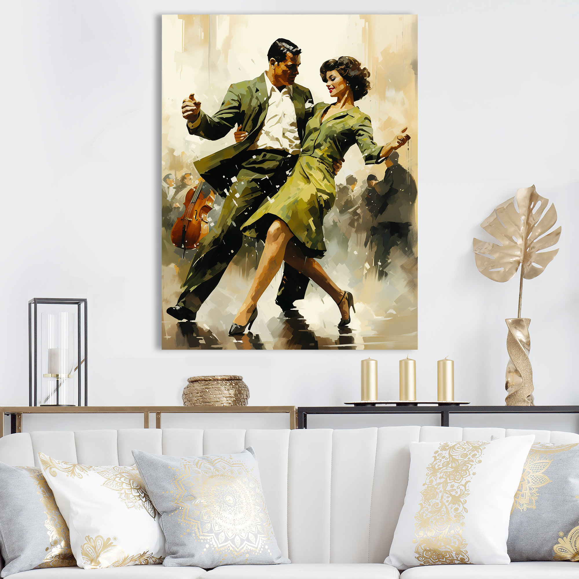 Winston Porter Dance Swing In The Sixties I Framed On Canvas Print ...