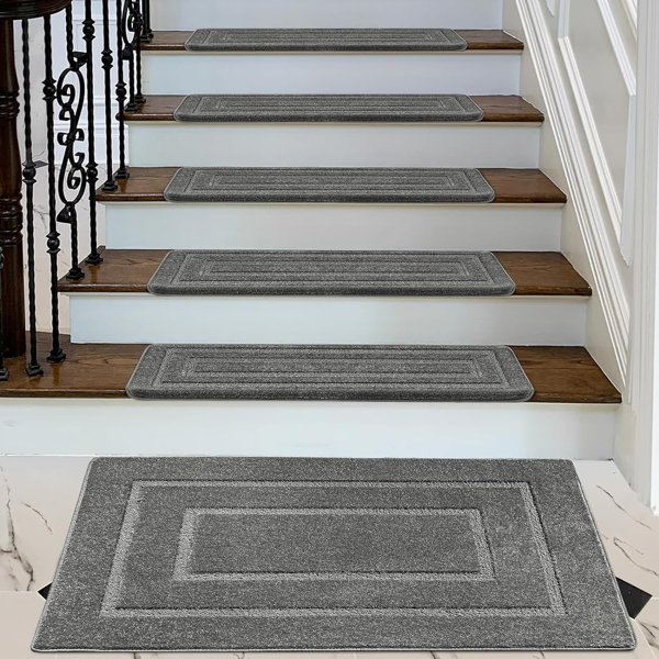 Latitude Run® Ravleen Stair Tread 14pcs With 1pcs Match Landing Mat ...
