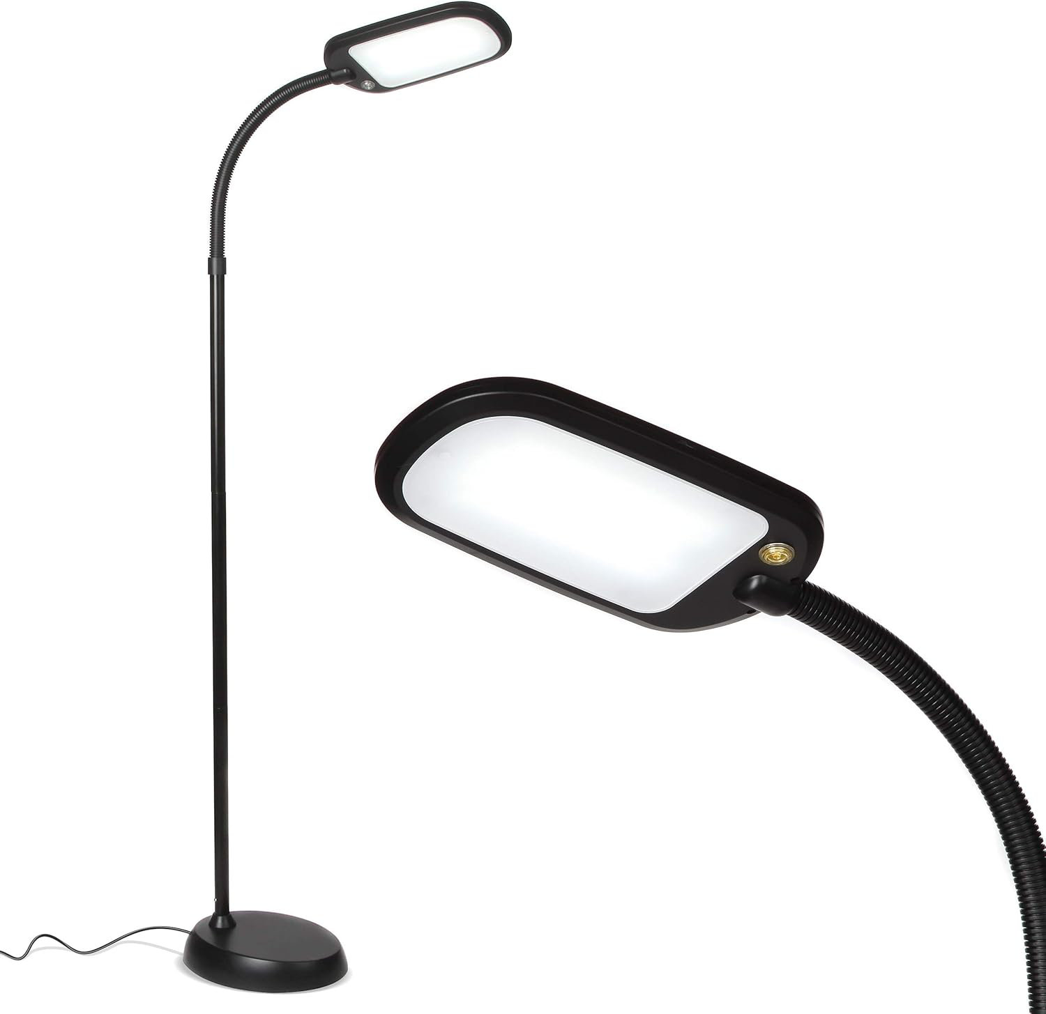 Latitude Run® Brightech Litespan Slim LED Floor Lamp With Adjustable ...