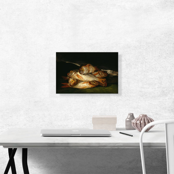 ARTCANVAS " Still Life With Golden Bream 1812 " by Francisco De Goya ...