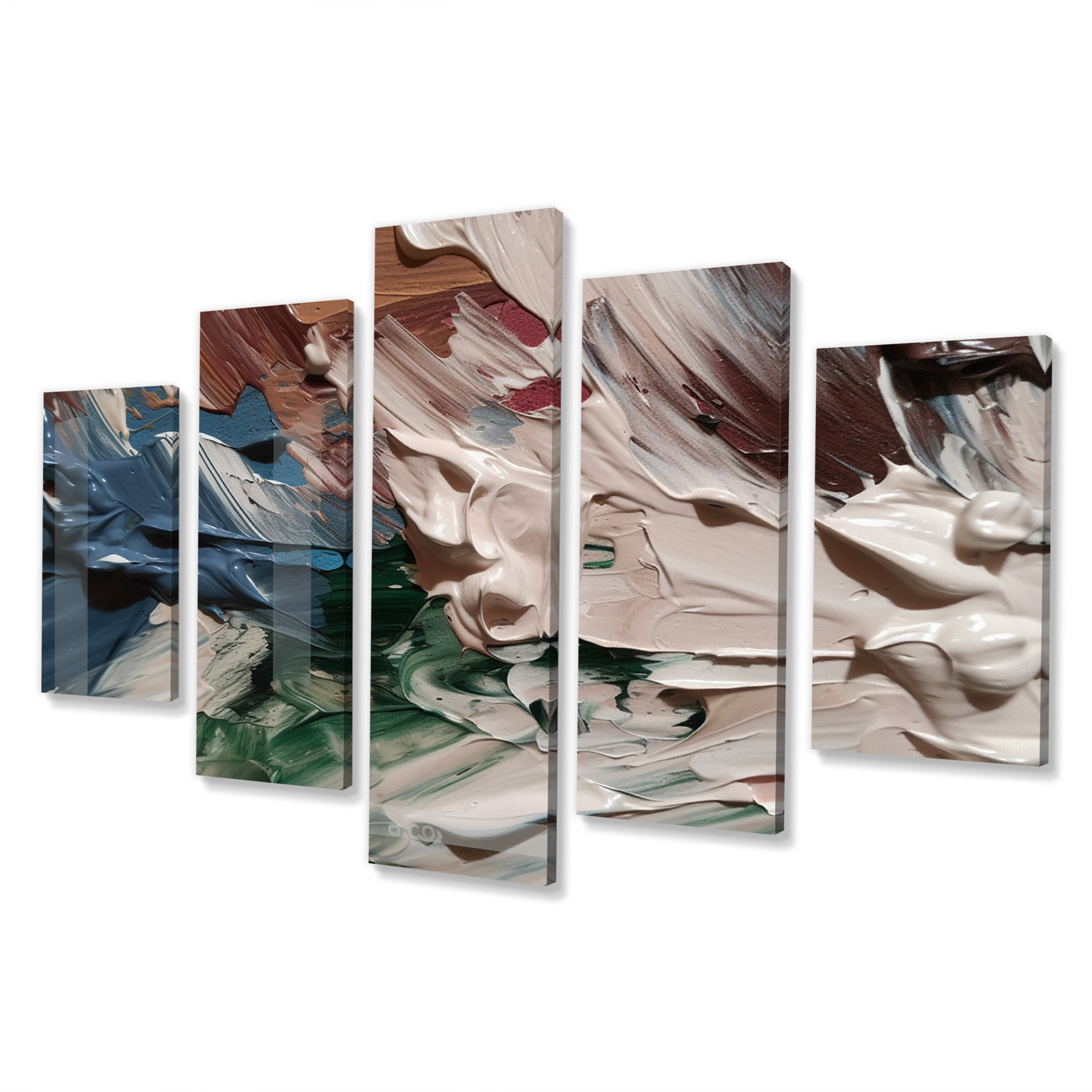 Wrought Studio™ Autumn Joy Abstract Oil Painting - Abstract Canvas Art ...