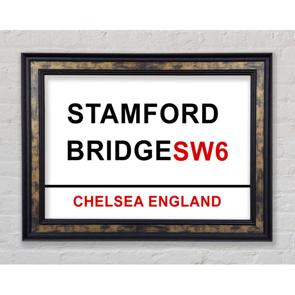 Bright Star Stamford Bridge Signs - Single Picture Frame Art Prints ...