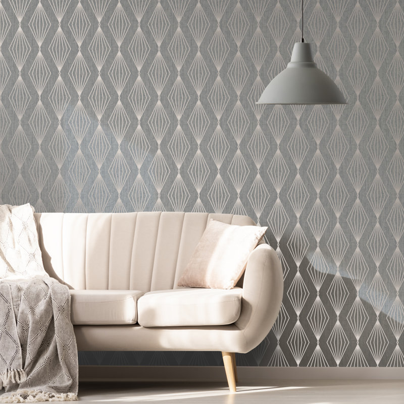 Everly Quinn Roselyn Geometric Roll & Reviews | Wayfair