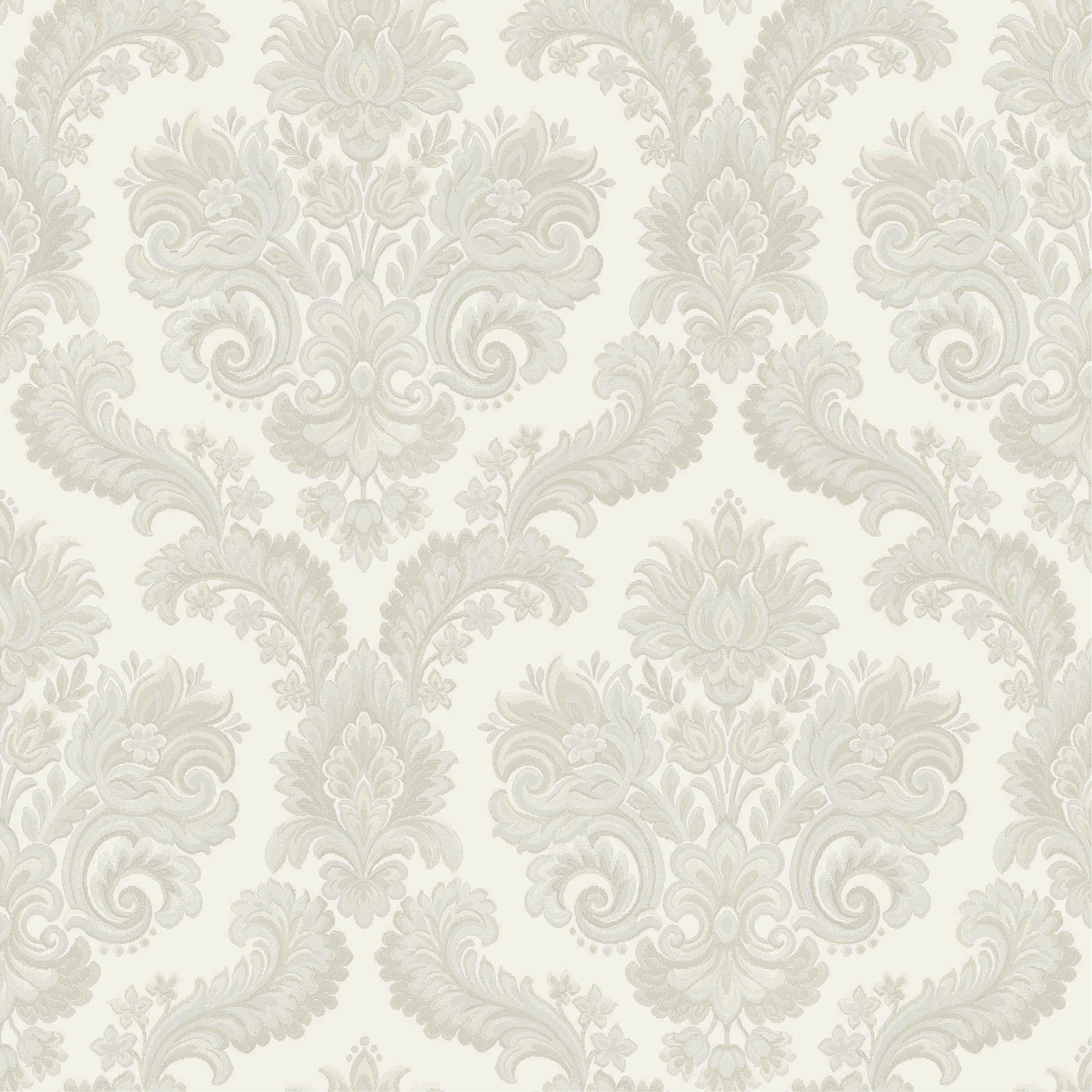 Galerie Wallcoverings Italian Style Traditional Floral Damask Wallpaper ...