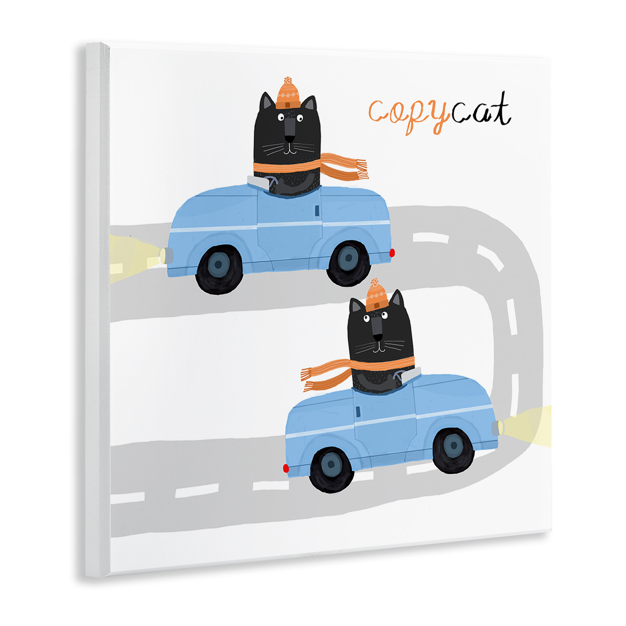 Trinx Copycat Kittens in Scarves Wall Plaque Art, design by Carla Daly ...