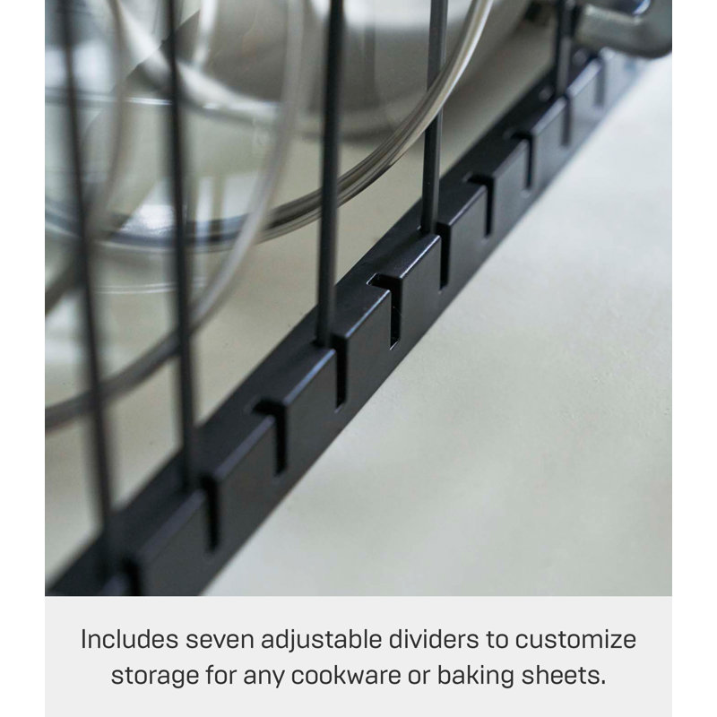 Yamazaki Home Tower Yamazaki Home Adjustable Lid & Pan Organizer ...