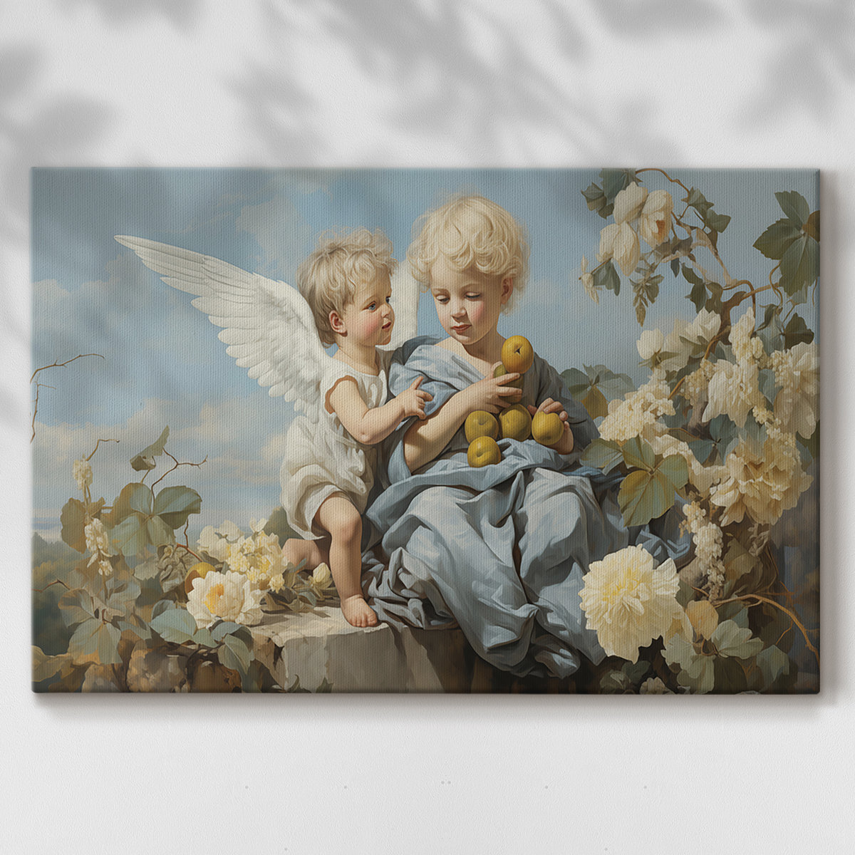Fleur De Lis Living Angels From Above-VI -Gallery Wrapped Cavas | Wayfair