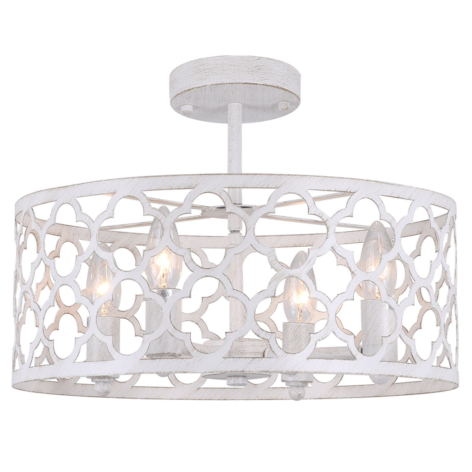 Ophelia & Co. Trevett Semi Flush Mount & Reviews | Wayfair