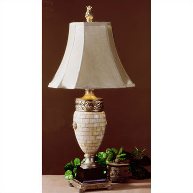 Uttermost Delhi Carved Ivory Table Lamp | Wayfair
