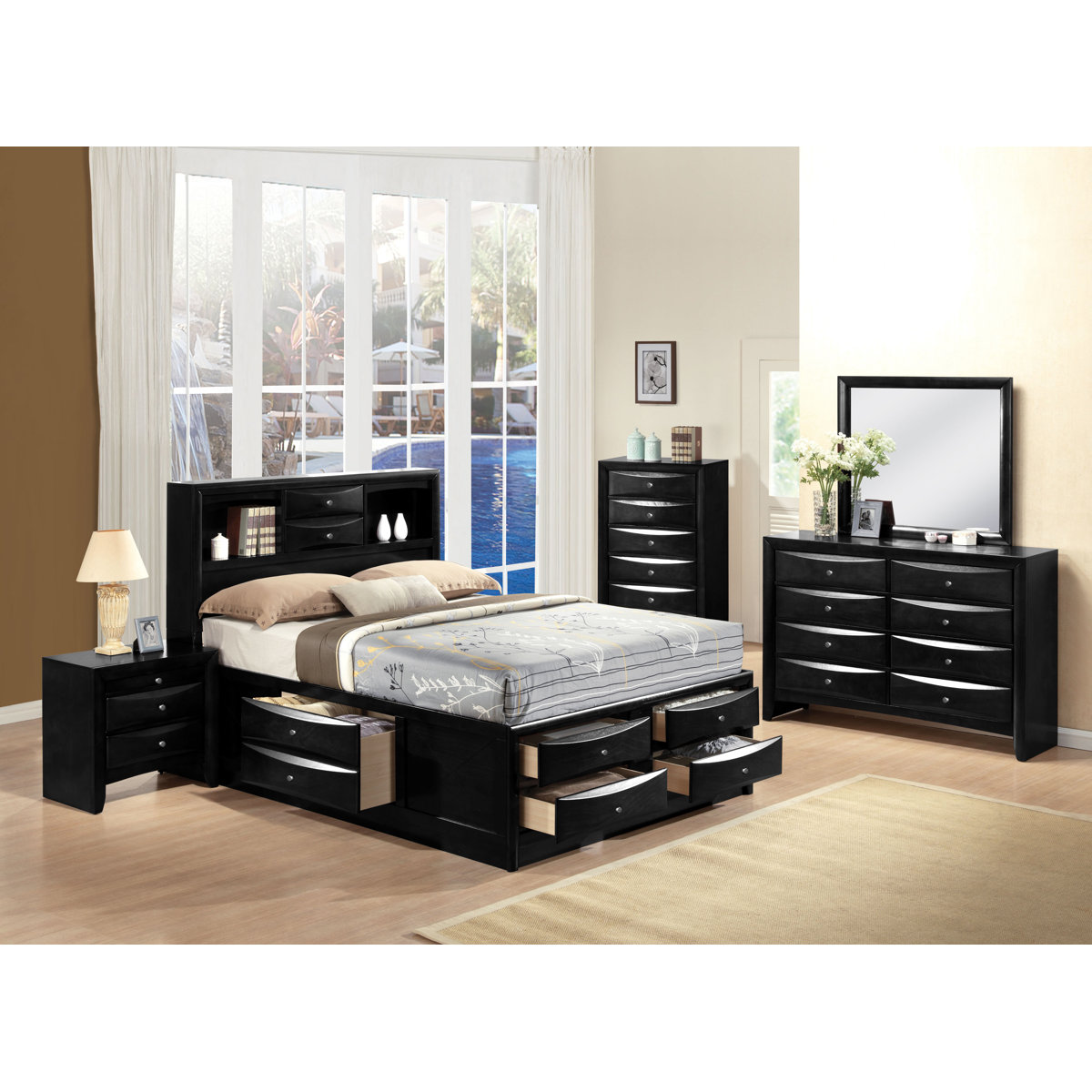 Lark Manor™ Crowson Storage Platform Bed & Reviews | Wayfair