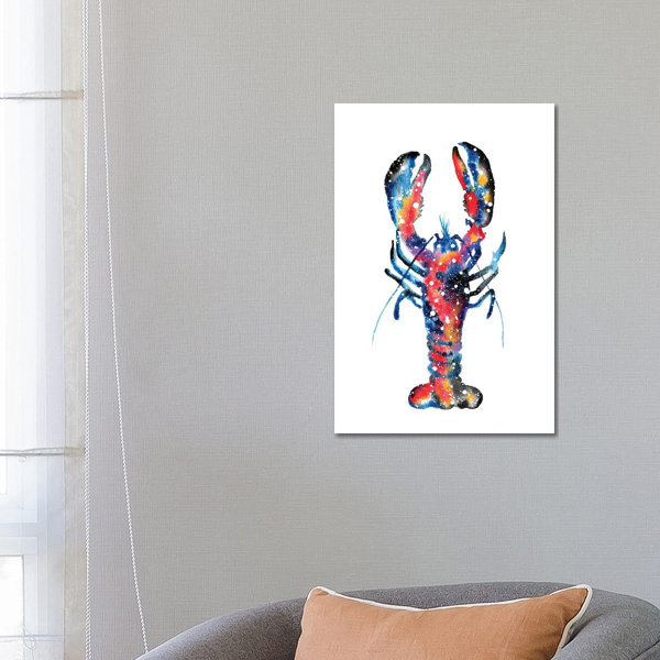 House of Hampton Cosmic Lobster by Tanya Casteel - Wrapped Canvas ...
