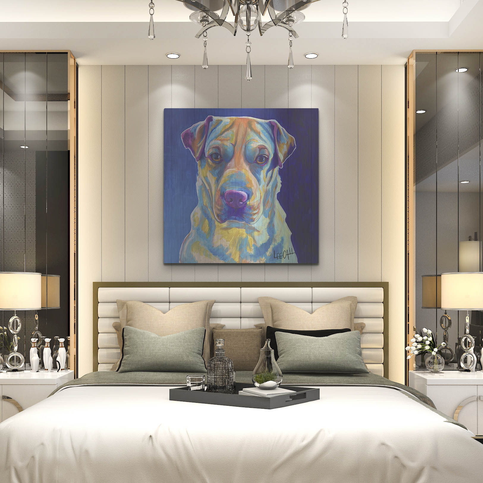 Red Barrel Studio® " 'Ethan'' By Dawg Painter, Metal Wall Art, 36"x36 ...