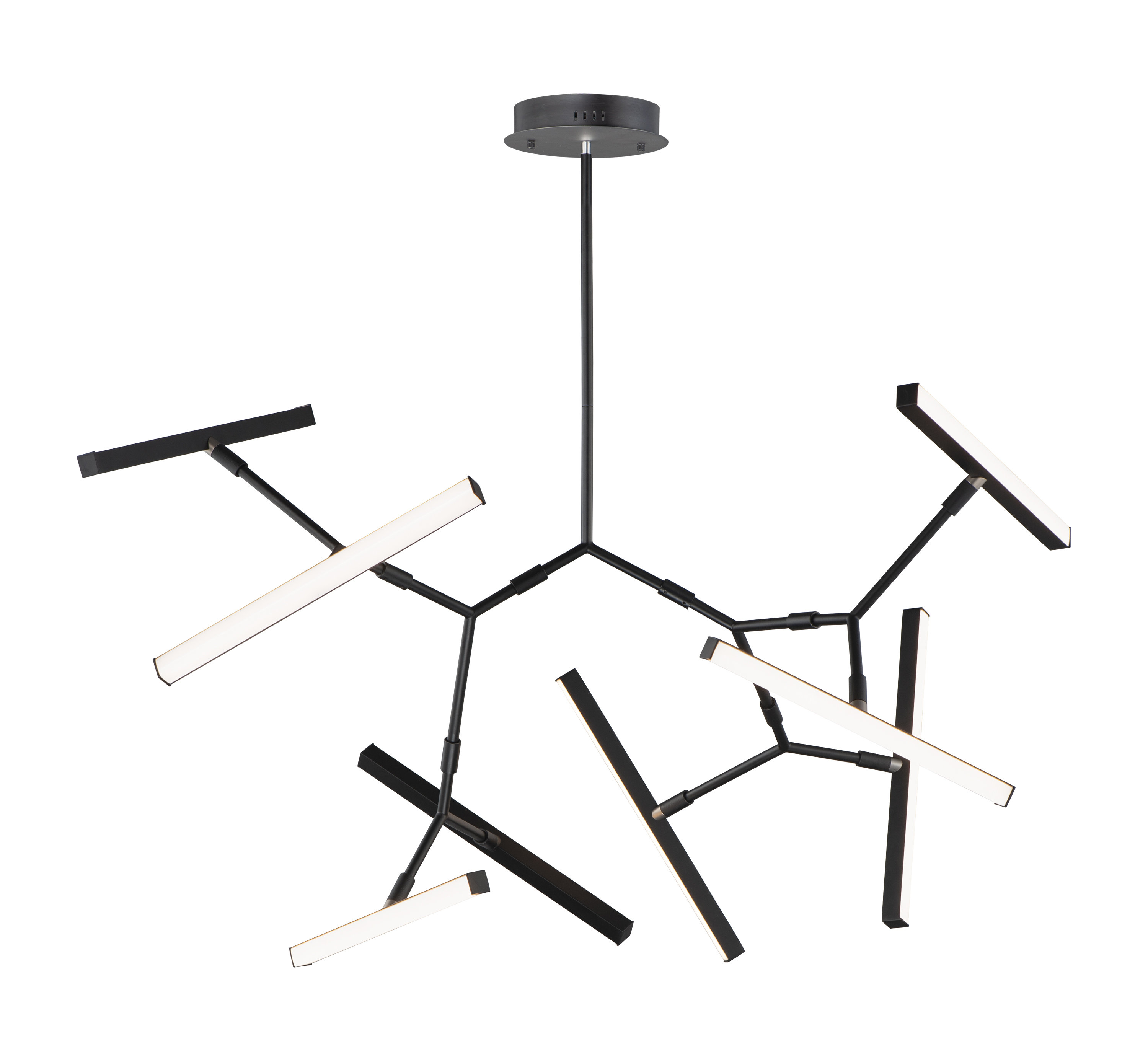 Wrought Studio™ Beena 8 - Light Sputnik Geometic LED Pendant | Wayfair