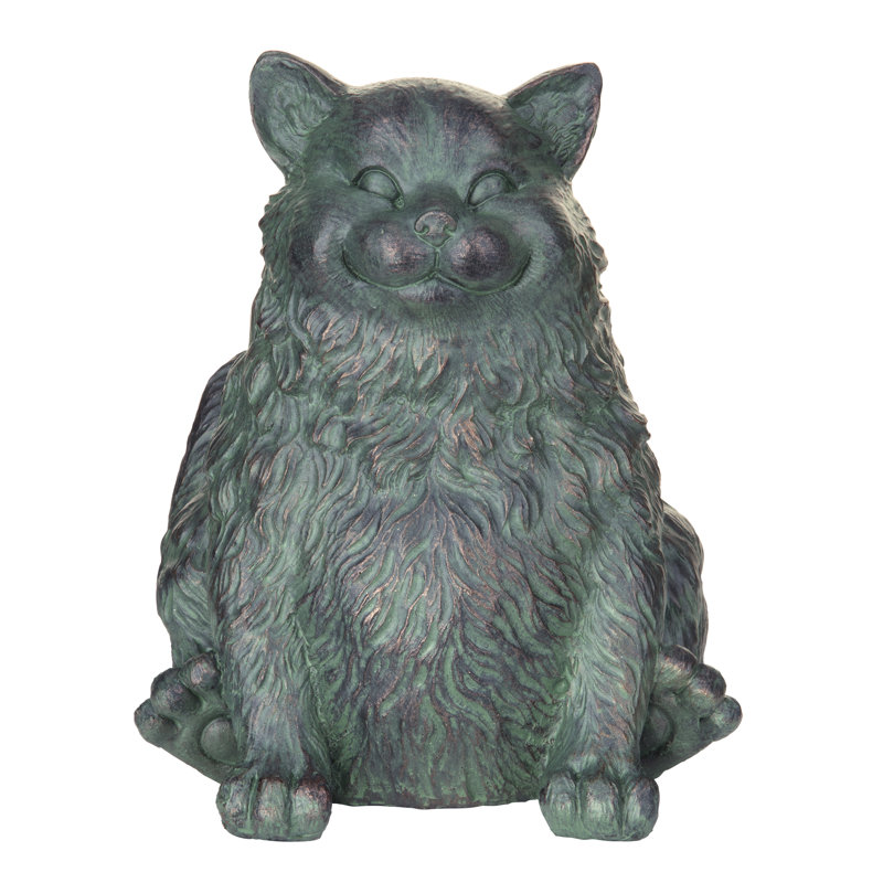 Design Toscano Phat Cat Chubby Kitty Statue & Reviews | Wayfair