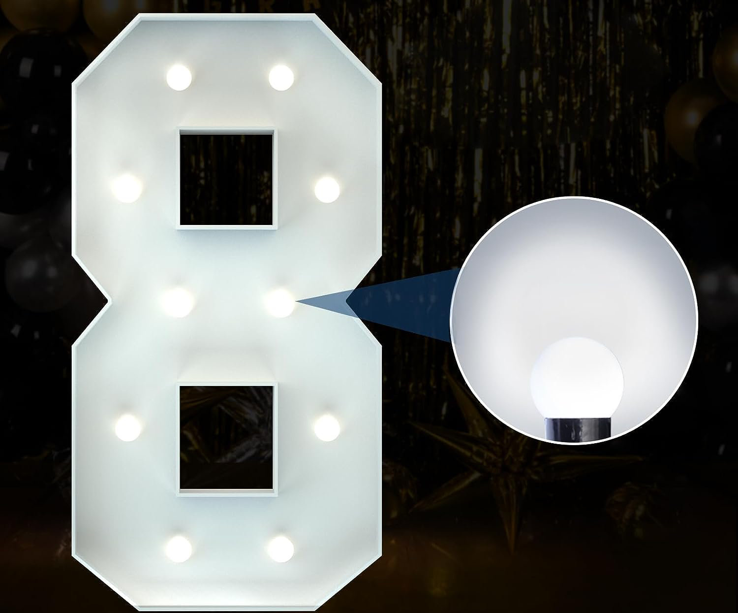 The Party Aisle™ Tomeny 43.2'' Marquee Sign | Wayfair