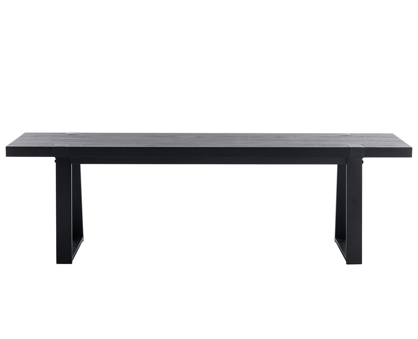 Ebern Designs Leira Modern Wood Bench 60” Industrial Table Benches with ...
